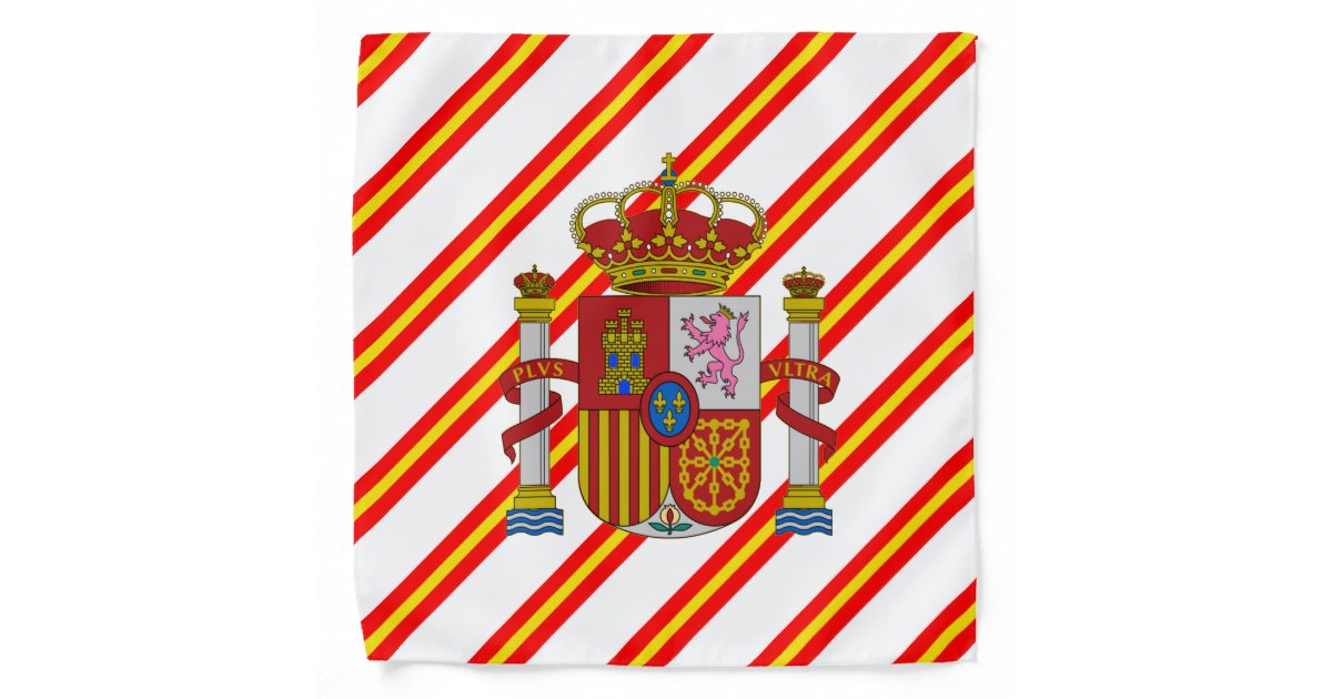 Spanish stripes flag bandana | Zazzle