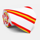Spanish stripes flag tie | Zazzle