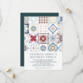 Spanish Tile Wedding Invitation | Zazzle