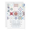 Spanish Tile Wedding Invitation | Zazzle