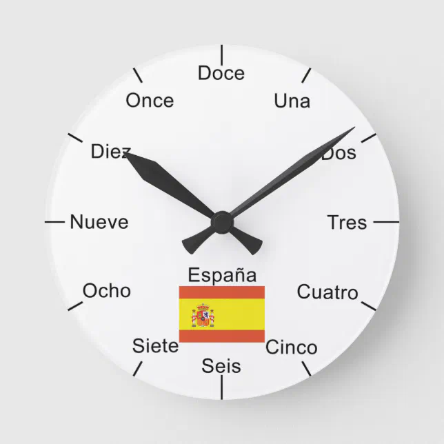 Spanish Wall Clock | Zazzle