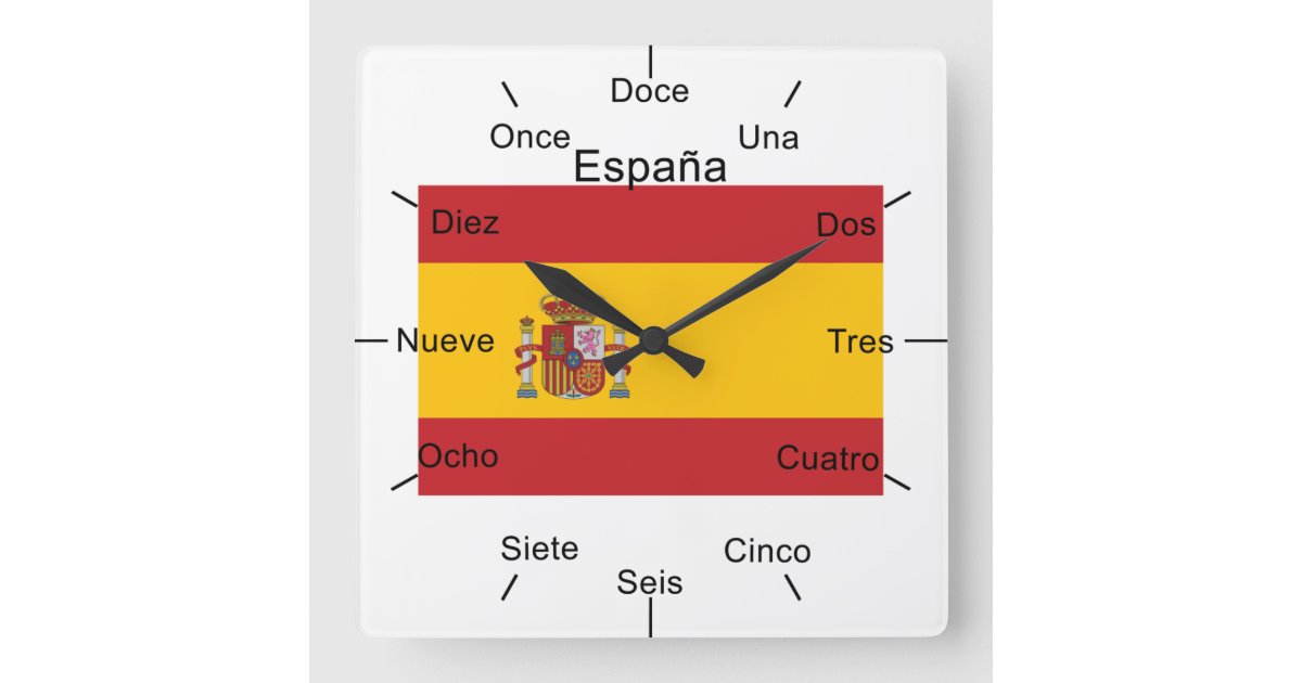 Spanish Wall Clock | Zazzle