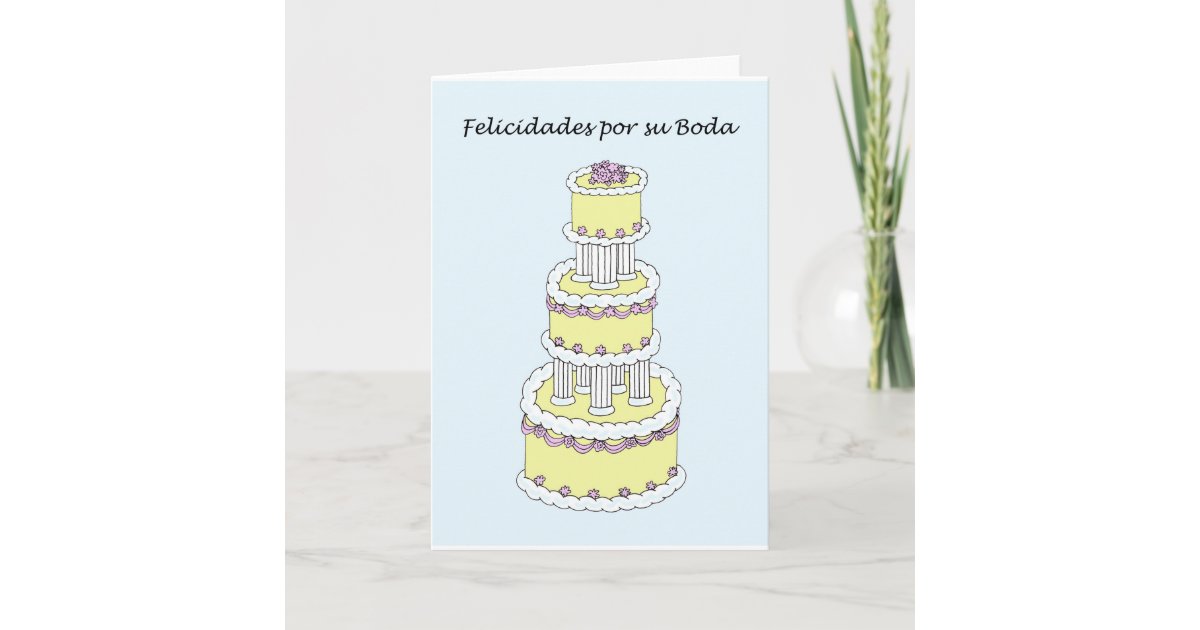 Spanish Wedding Congratulations Card Zazzle spanish-wedding-congratulations-card-zazzle