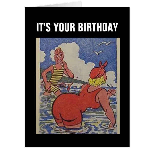 Spanking Birthday Cards Zazzle