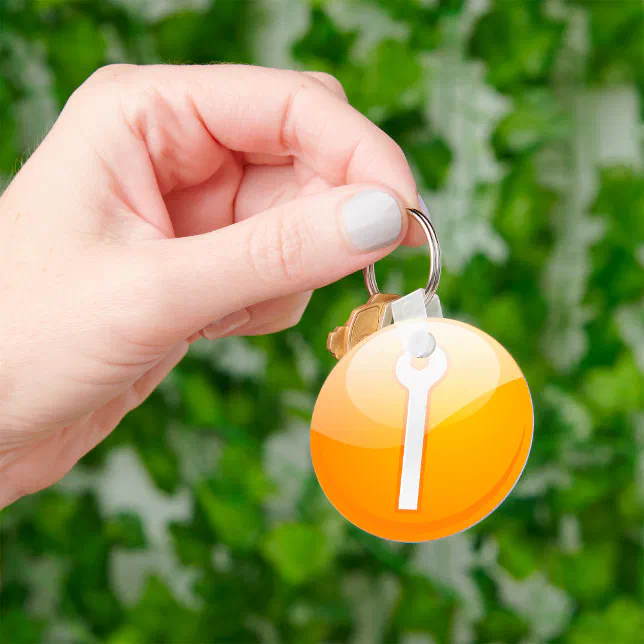 Spanner Symbol Tool Keychain | Zazzle