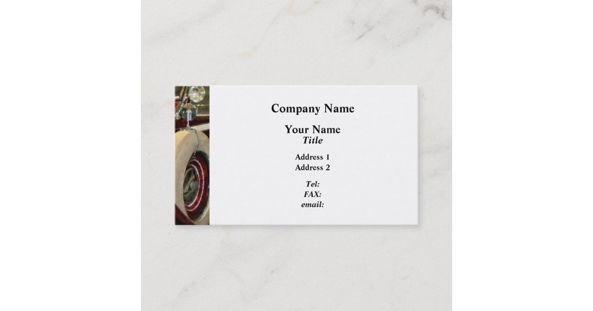 Spare Tire Business Card | Zazzle