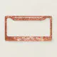 Sparkle Bling Queen Orange License Plate Frame | Zazzle