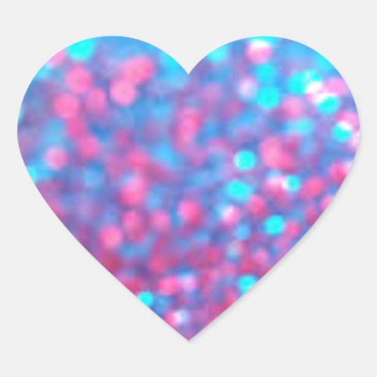 Sparkle Heart Sticker | Zazzle.com