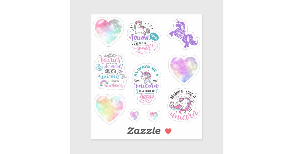 Sparkle Like A Unicorn Sticker | Zazzle