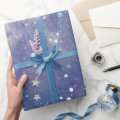 Sparkle Starry Night Wrapping Paper Roll | Zazzle