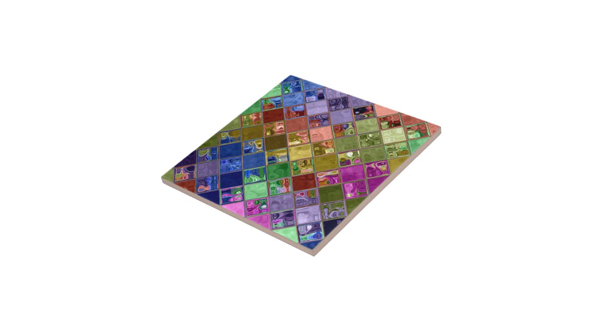Sparkle Tiles Mosaic Art | Zazzle