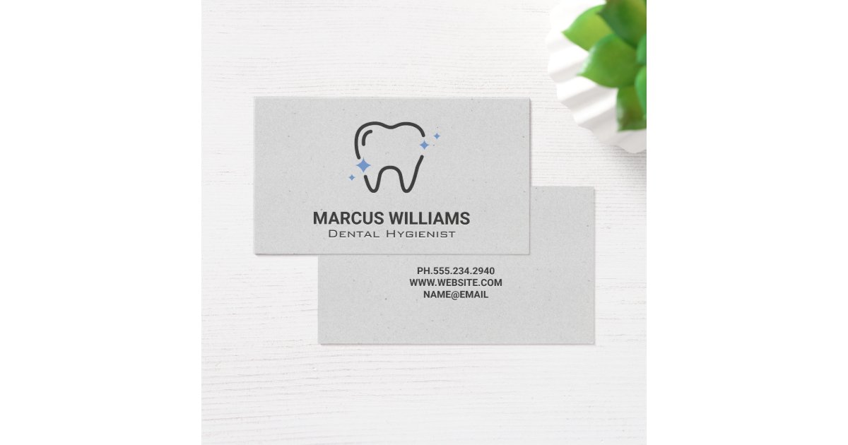 Sparkle Tooth Logo | Dental | Zazzle