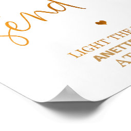 Sparkler send off wedding sign 8x10 poster | Zazzle