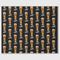 Sparklers In 30th Birthday Beer Glass Wrapping Paper | Zazzle