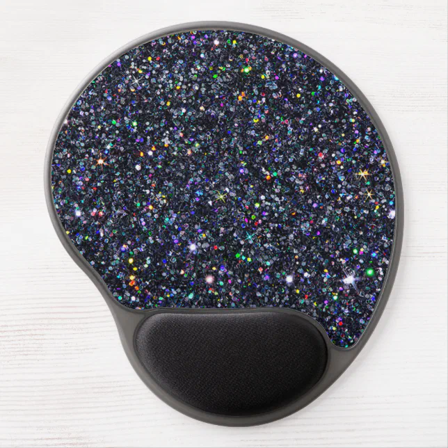 Sparkles & Glitter pattern Gel Mouse Pad | Zazzle