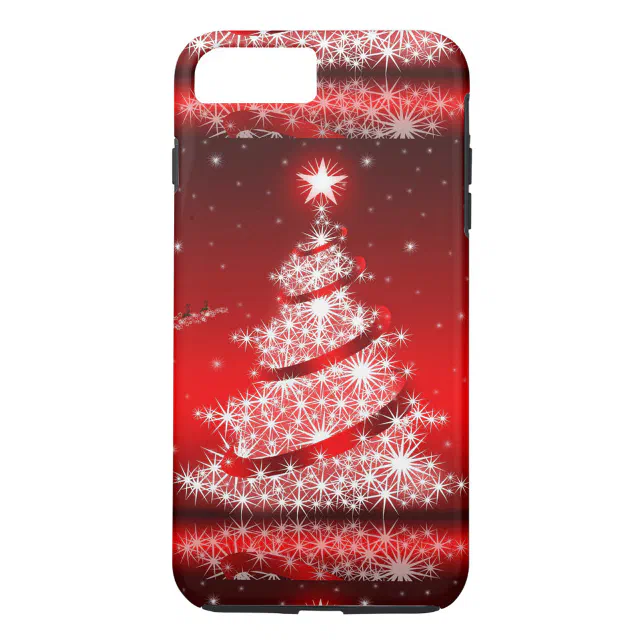 Sparkling Christmas Tree Case-Mate iPhone Case | Zazzle