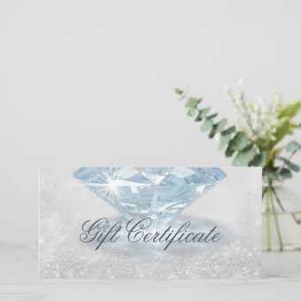 Sparkling Diamond Jewelry Designer Gift Card | Zazzle
