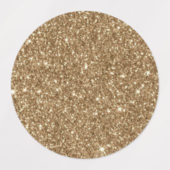 Sparkling glitter print labels | Zazzle