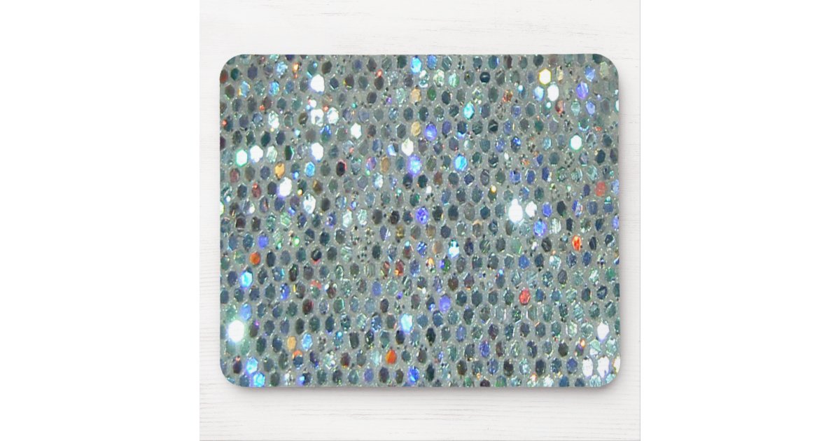 Sparkling Glittery Glitzy Bling Mouse Pad | Zazzle