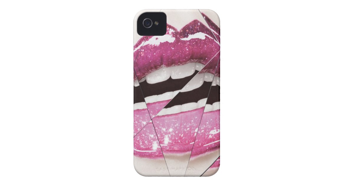 Sparkling Lip Gloss Phone Case | Zazzle