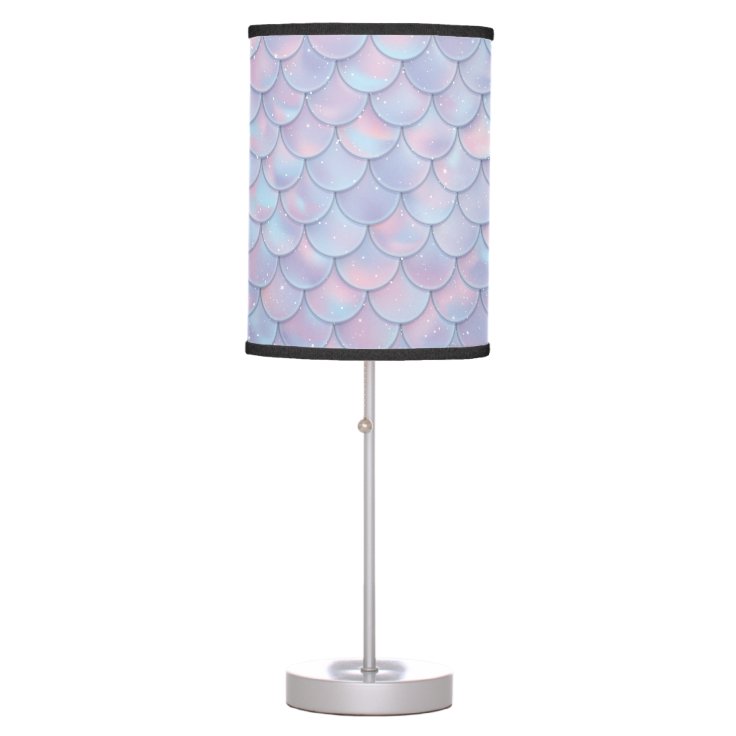 Sparkling Mermaid Scales Table Lamp | Zazzle