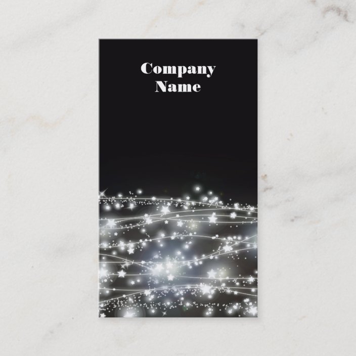 Sparkling Stars Business Card | Zazzle.com