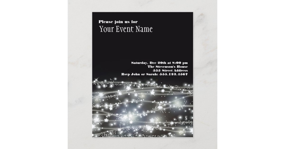 Sparkling Stars Flyer | Zazzle