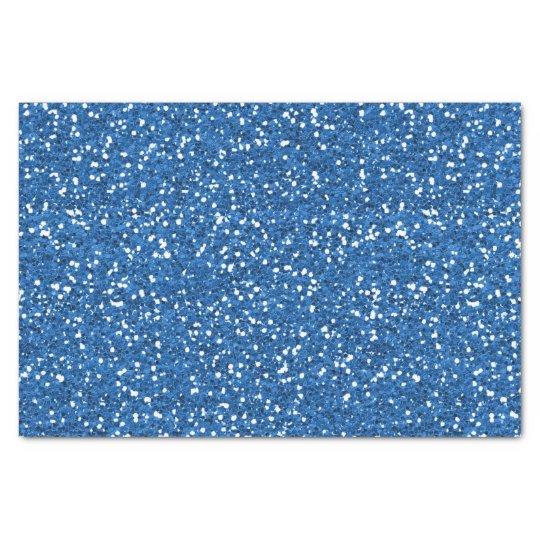 Sparkly Blue Glitter Tissue Paper | Zazzle.com