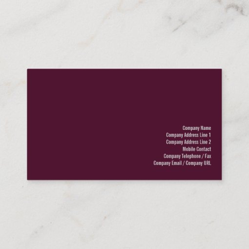 Sparkly Credit Card Maroon Business Card | Zazzle