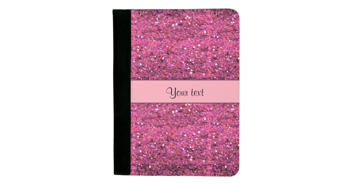 Sparkly Pink Glitter Padfolio | Zazzle