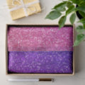 Sparkly Purple and Pink Gradient Glitter Tissue Paper | Zazzle