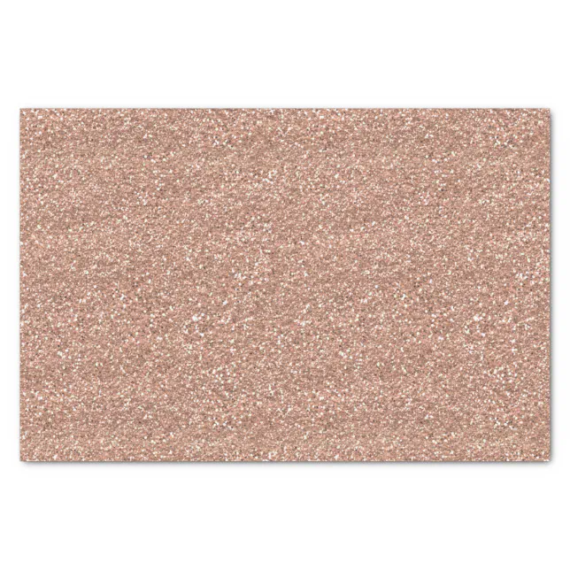 Sparkly Shiny Glitter Rose Gold Tissue Paper | Zazzle