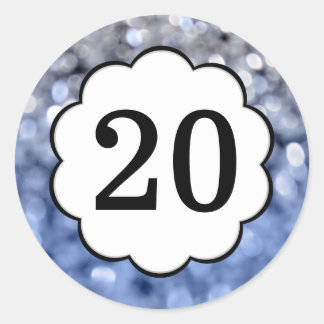 Number 20 Stickers | Zazzle