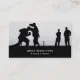 Sparring Match, Boxer, Boxing Trainer Business Card | Zazzle
