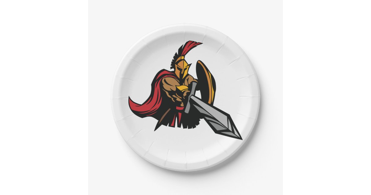 Spartan Paper Plates | Zazzle