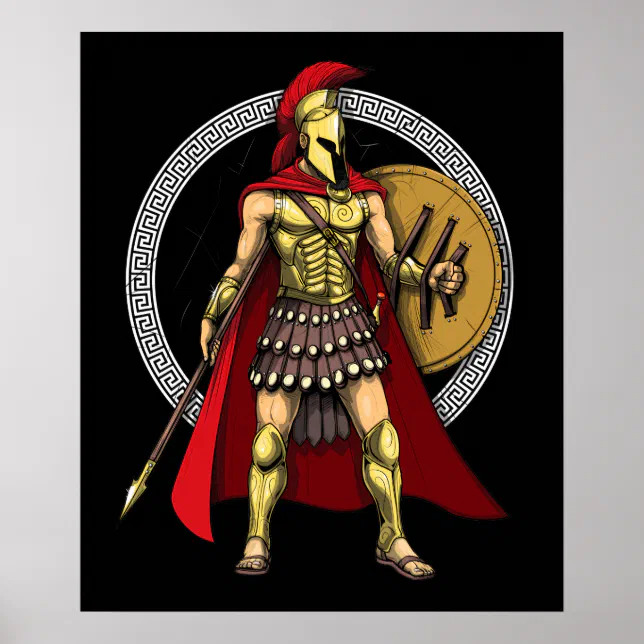 Spartan Warrior Poster | Zazzle
