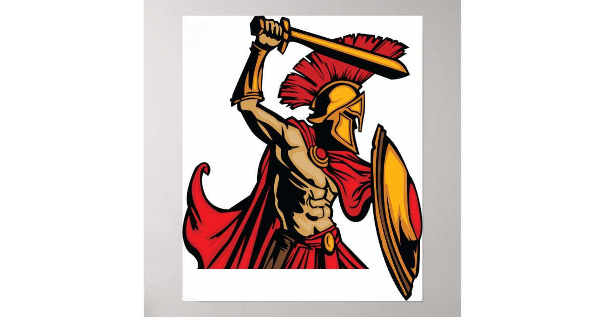 Spartan Warrior Poster | Zazzle