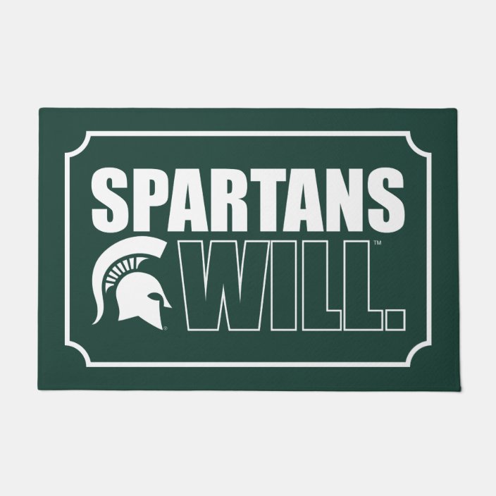 Spartans Will Doormat | Zazzle.com