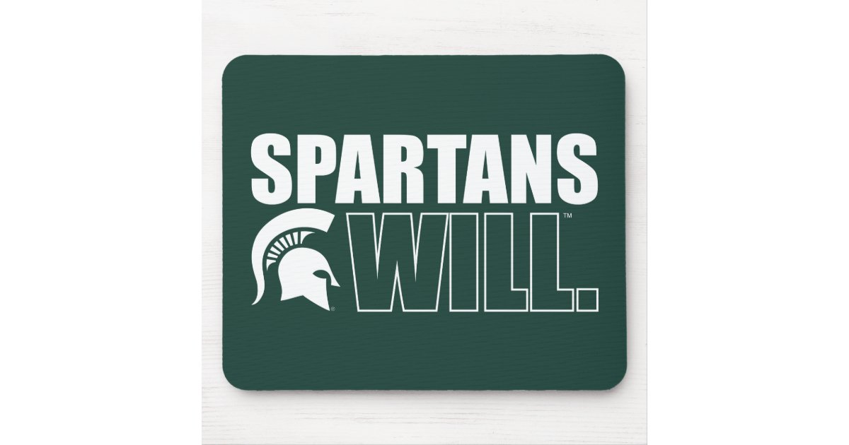 Spartans Will Mouse Pad | Zazzle
