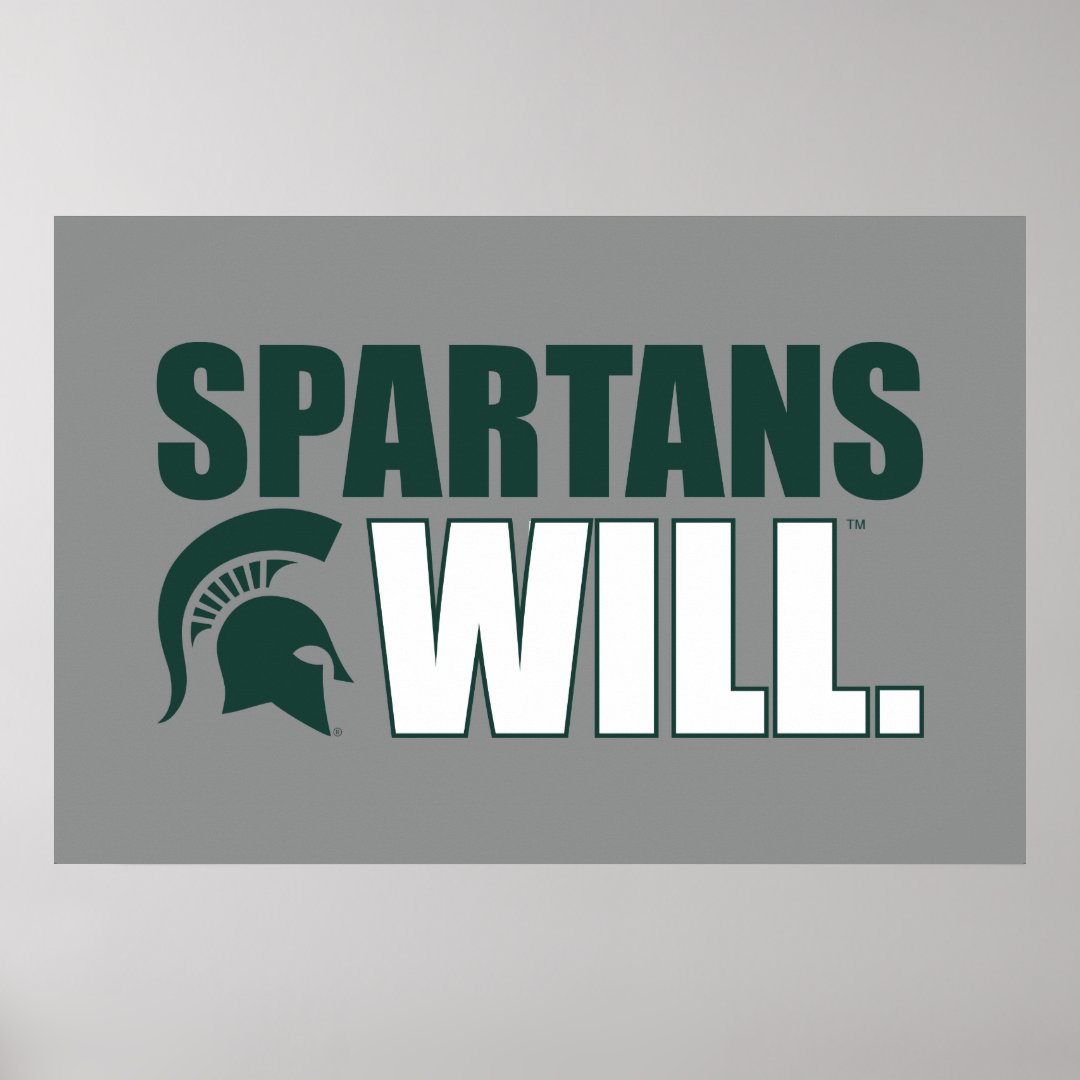 Spartans Will Poster | Zazzle