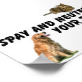 Spay and Neuter Poster | Zazzle