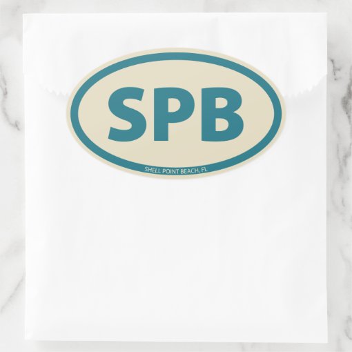 SPB Oval Oval Sticker | Zazzle