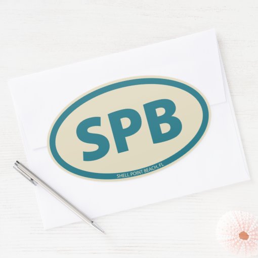SPB Oval Oval Sticker | Zazzle