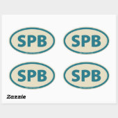 SPB Oval Oval Sticker | Zazzle