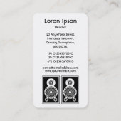 Speaker Business Card | Zazzle