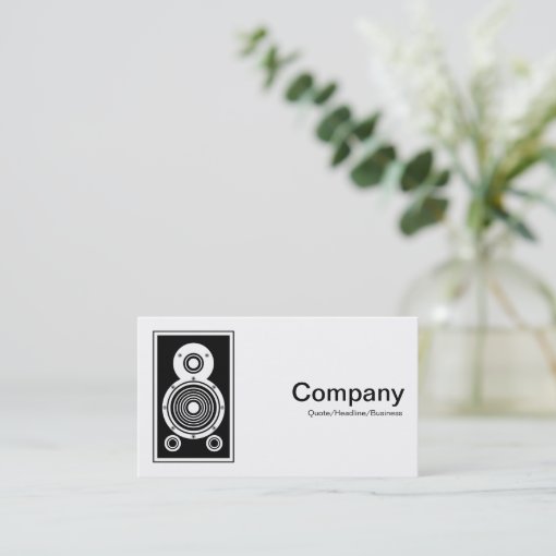 Speaker Business Card | Zazzle