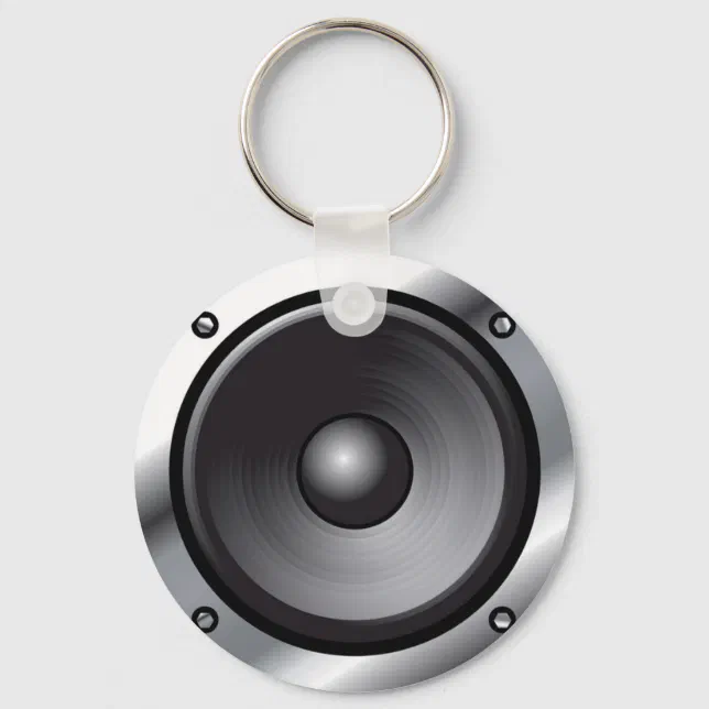 Speaker Keychain | Zazzle