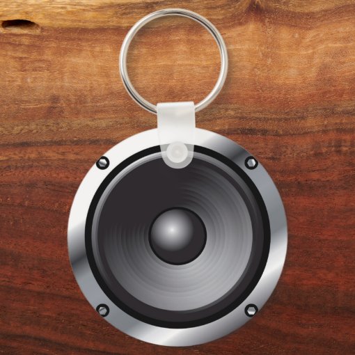 Speaker Keychain | Zazzle