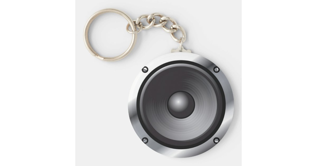 Speaker Keychain | Zazzle.com