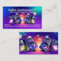 Speakers Dj Party Music Deejay DJs Disc Jockey Business Card | Zazzle